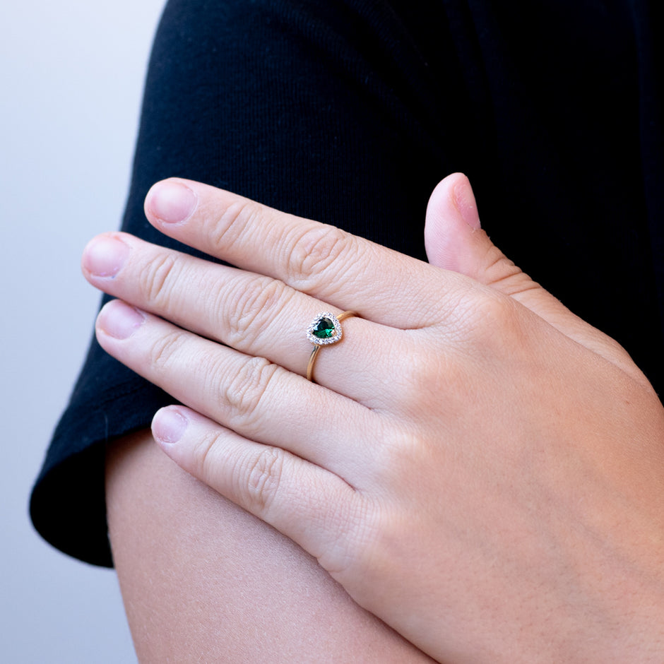 Anillos con forma de Corazón | Joyería Fina García